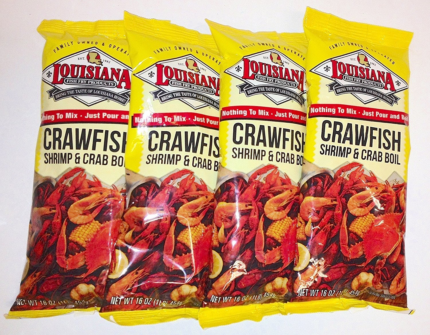 Amazon.com : Louisiana Concentrated Crawfish, Crab, and Shrimp Boil 16 ...
