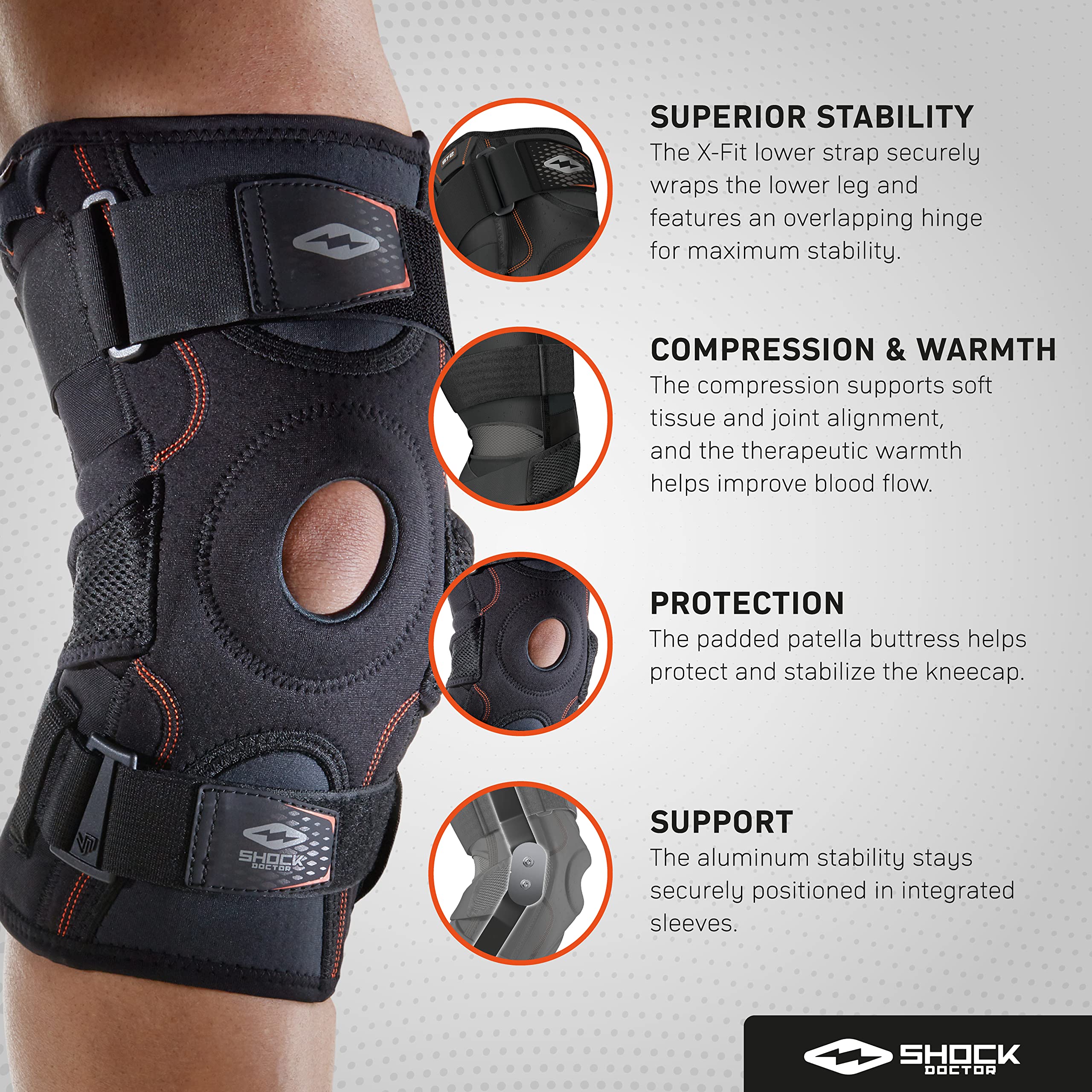 Mua Shock Doctor 872 Knee Brace, Knee Support for Stability, ACL/PCL ...