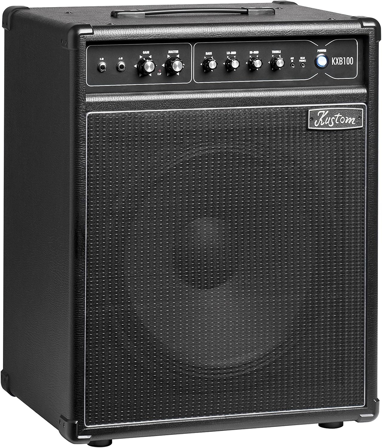 Kustom Amps KXB100 100-Watt 1 X 15-Inches Bass Combo 4-Band Equalizer ...