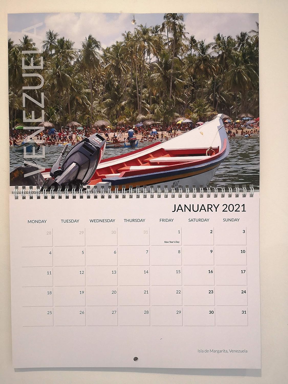 Venezuela Calendar 2021 – A3 Wall Calendar – BigaMart