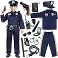Amazon.com: Joycover Police Officer Costume for Kids - Deluxe Police ...