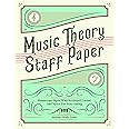 Music Theory Staff Paper: Manuscript Paper with Keyboard Layout and ...
