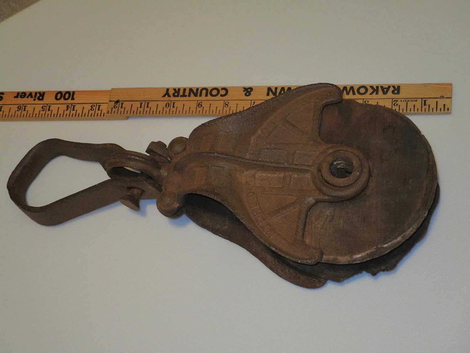 Amazon.com : Antique Rope Pulley From Ohio Barn : Everything Else