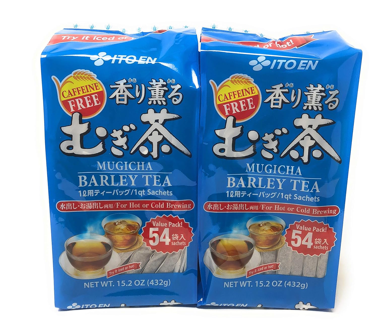 Amazon.com : ITO EN Japanese Barley Tea Kaori Kaoru (Aromatic) Mugichae ...