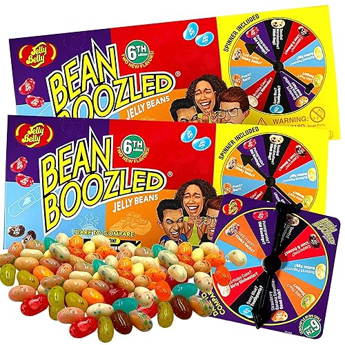 Jelly Bean BeanBoozled Game 6th Edition, Challenge Kit with Spinner and ...