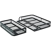 Amazon.com: Guide Gear Universal ATV Front and Rear Cargo Basket Set ...