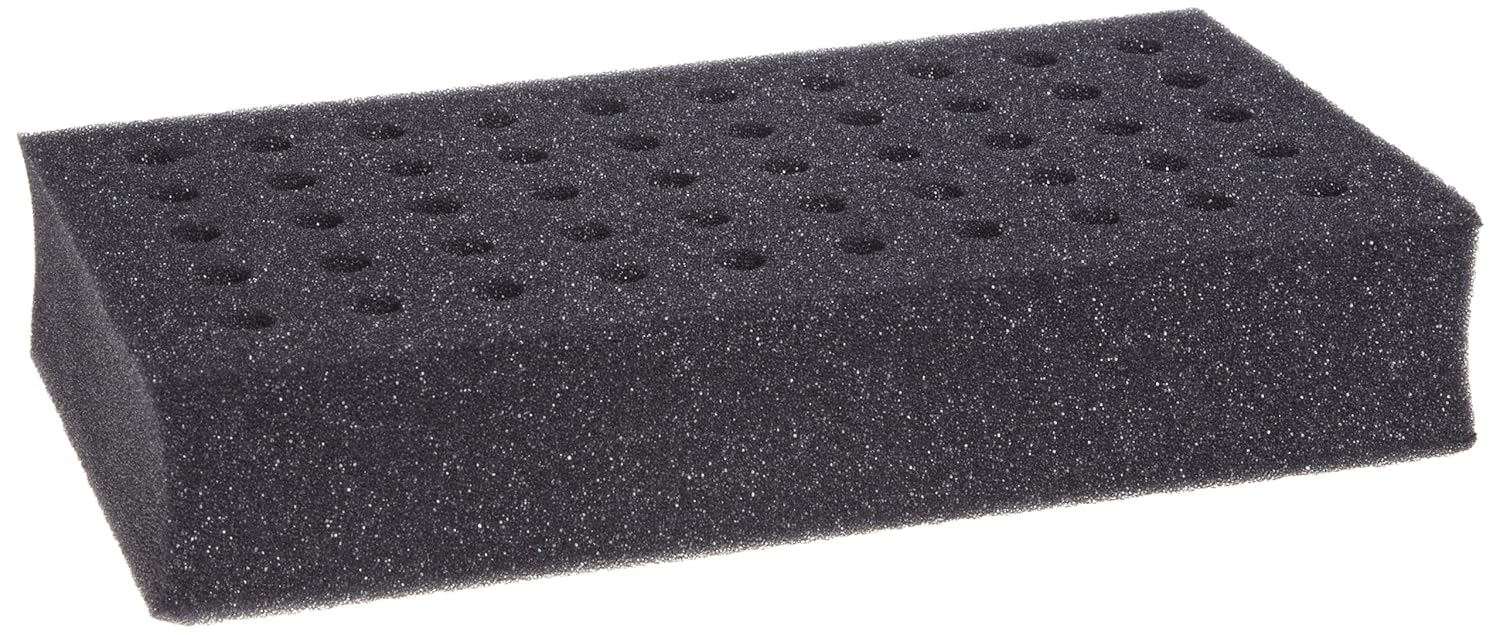 Thomas 945273 Foam Test Tube Rack for 13mm Tubes Yellow 50 Tube ...