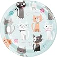 Amazon.com: Cat Party Assorted Kitten Shaped Dinner Plates, 24 ct : Pet ...