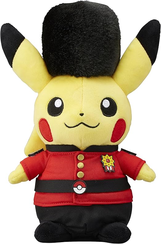 Pokemon Center Original stuffed British Pikachu: Amazon.co.uk: Toys & Games