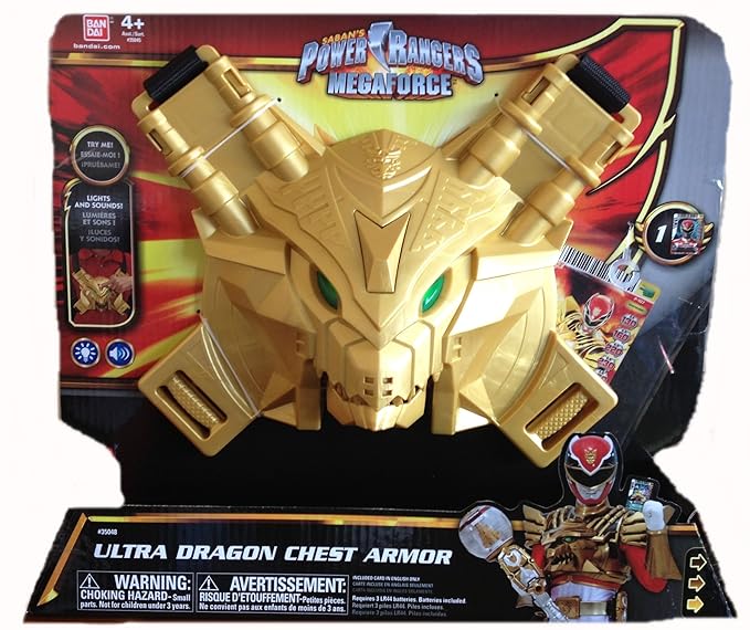 Power Rangers Megaforce Ultra Dragon Chest Armor: Amazon.co.uk: Toys ...
