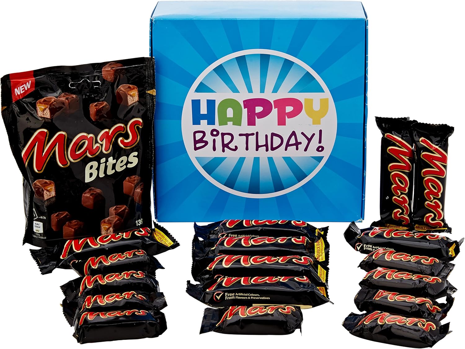 The Ultimate Mars Bar Chocolate Lovers Happy Birthday Gift Box - by ...