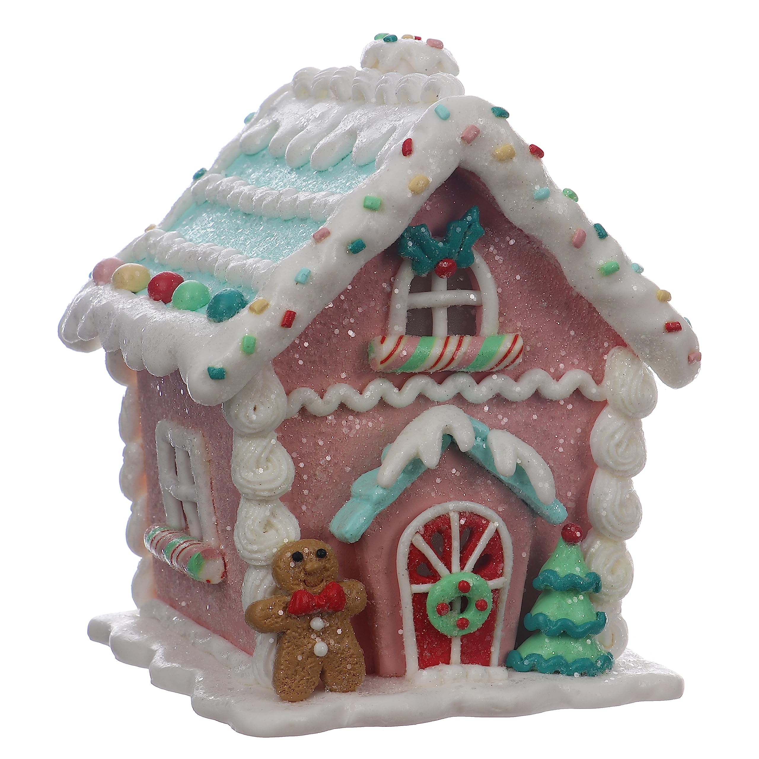 Season 2 Season Christmas Decorations 5.9" LED Gingerbread House Xmas ...