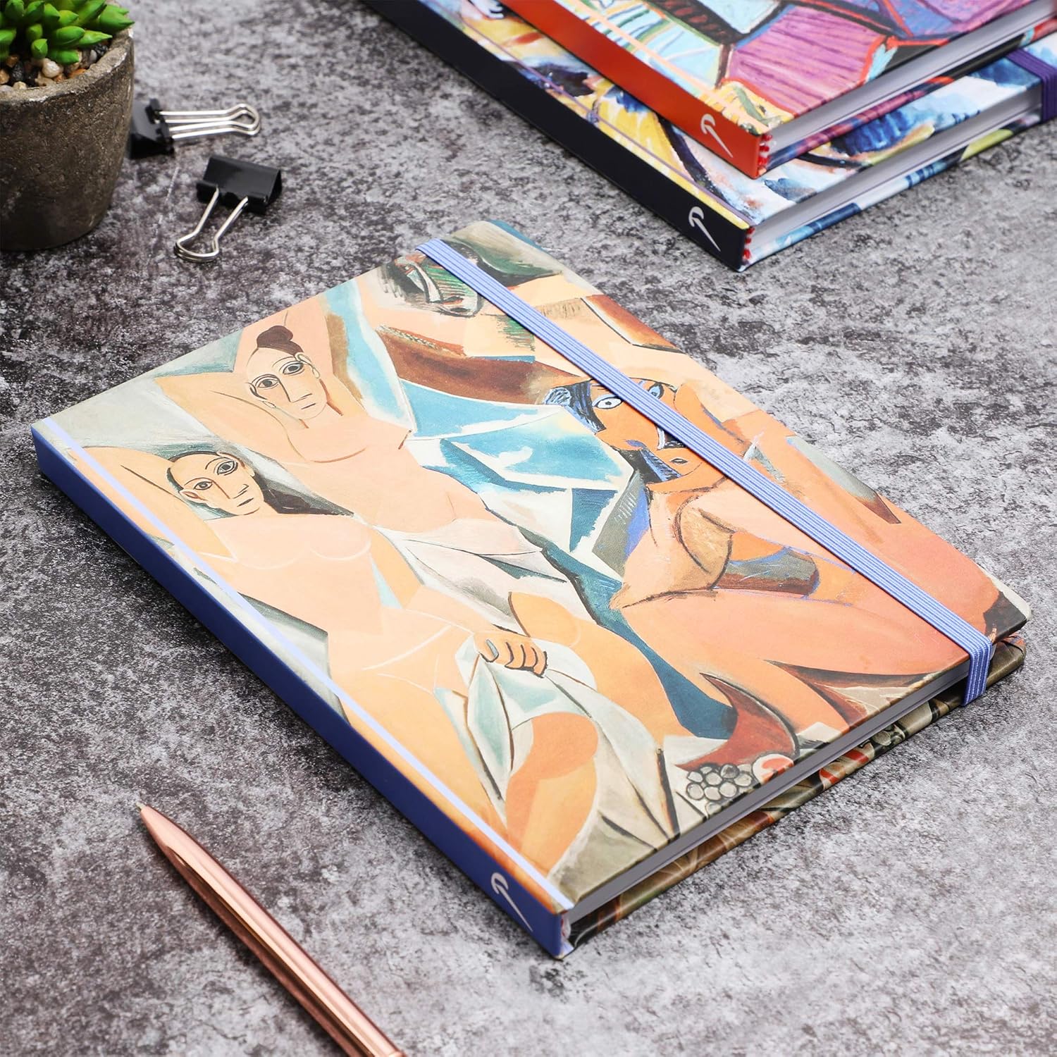 Pablo Picasso Hard Cover Diary Notebooks, 160 Lined Pages (18.5 x 13.4 ...