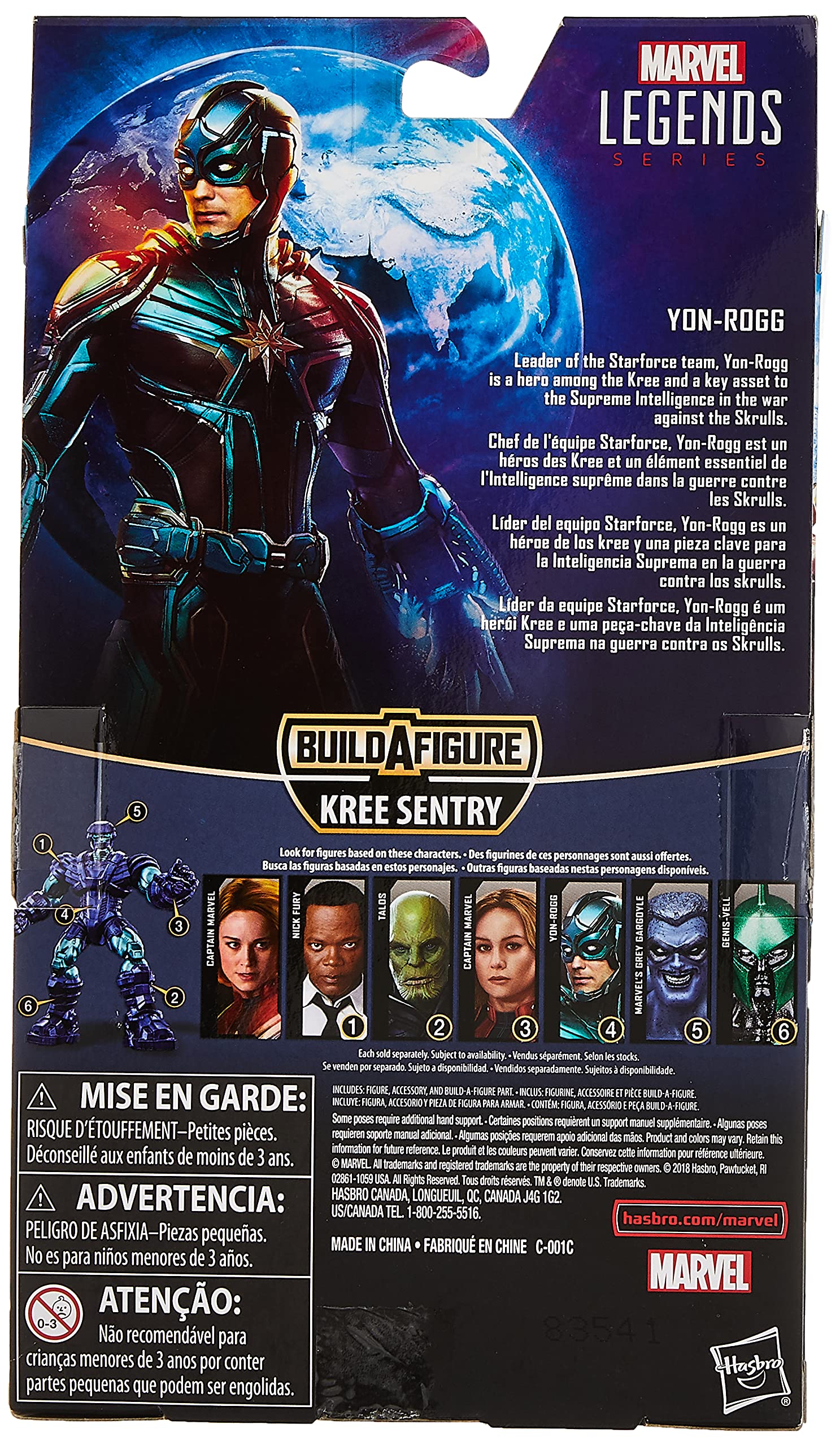 Mua Marvel Captain Marvel 6-inch Legends Yon-Rogg Kree Figure for ...