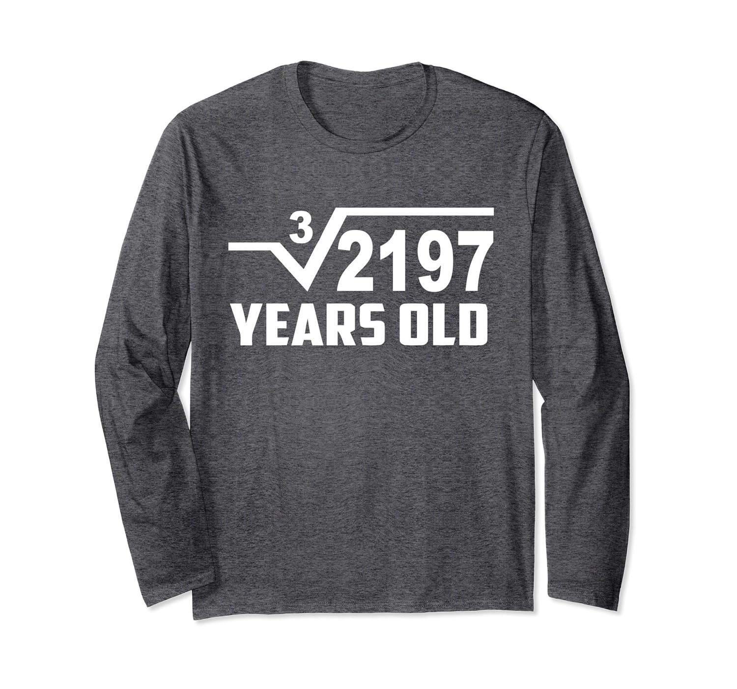 Cube Root Of 2197 13 Year Old Birthday T Shirt Square 13th 4LVS