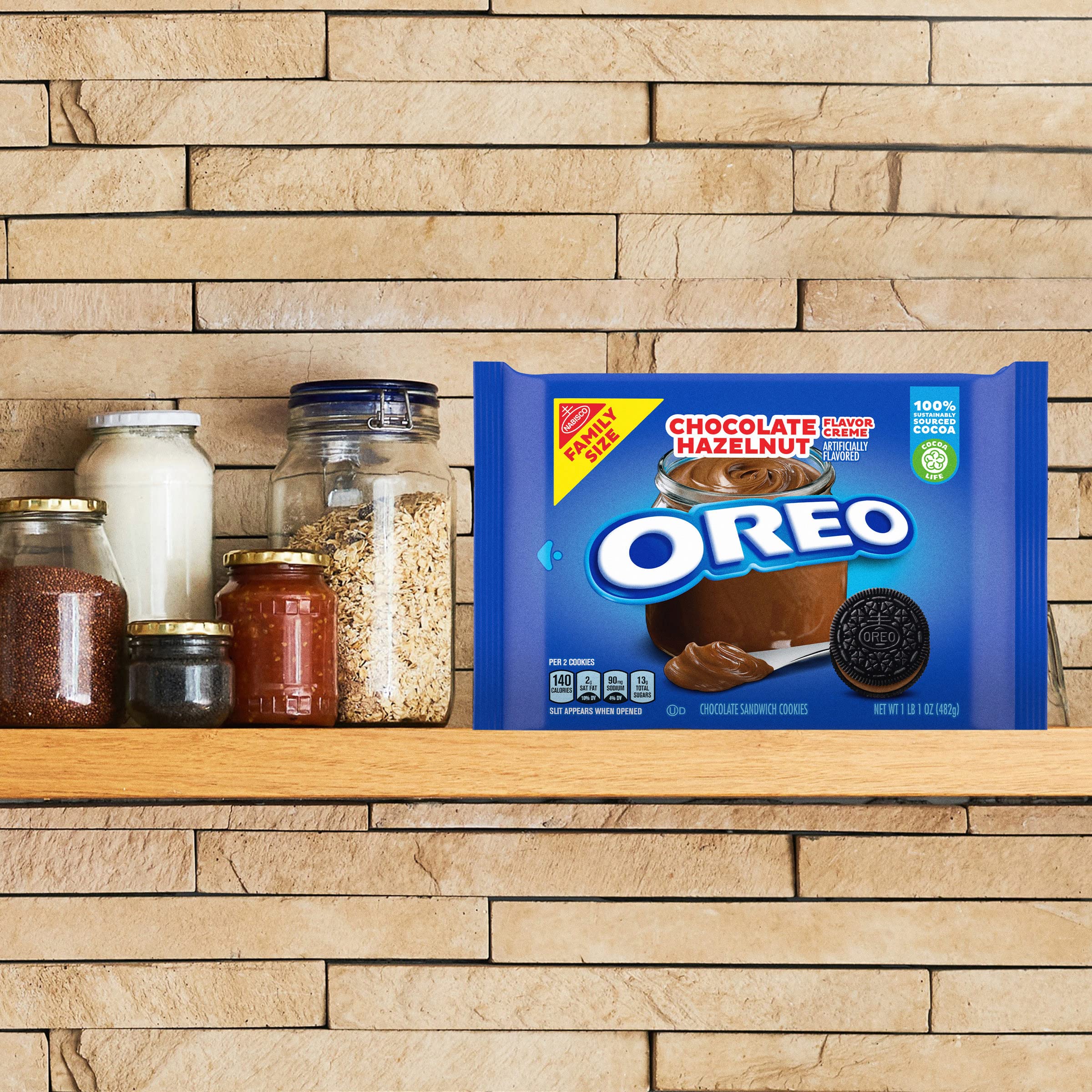 Mua Oreo Chocolate Hazelnut Creme Chocolate Sandwich Cookies, Family ...