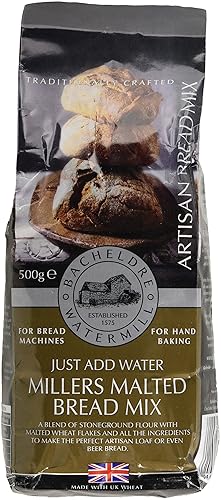 Bacheldre Watermill Rustic Crunch Bread Mix 500 g (Pack of 10): Amazon ...