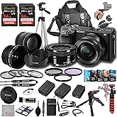 Amazon.com : Sony a6400 Mirrorless Camera with 18-135mm Lens, 128GB Extreem Speed Memory,.43 ...