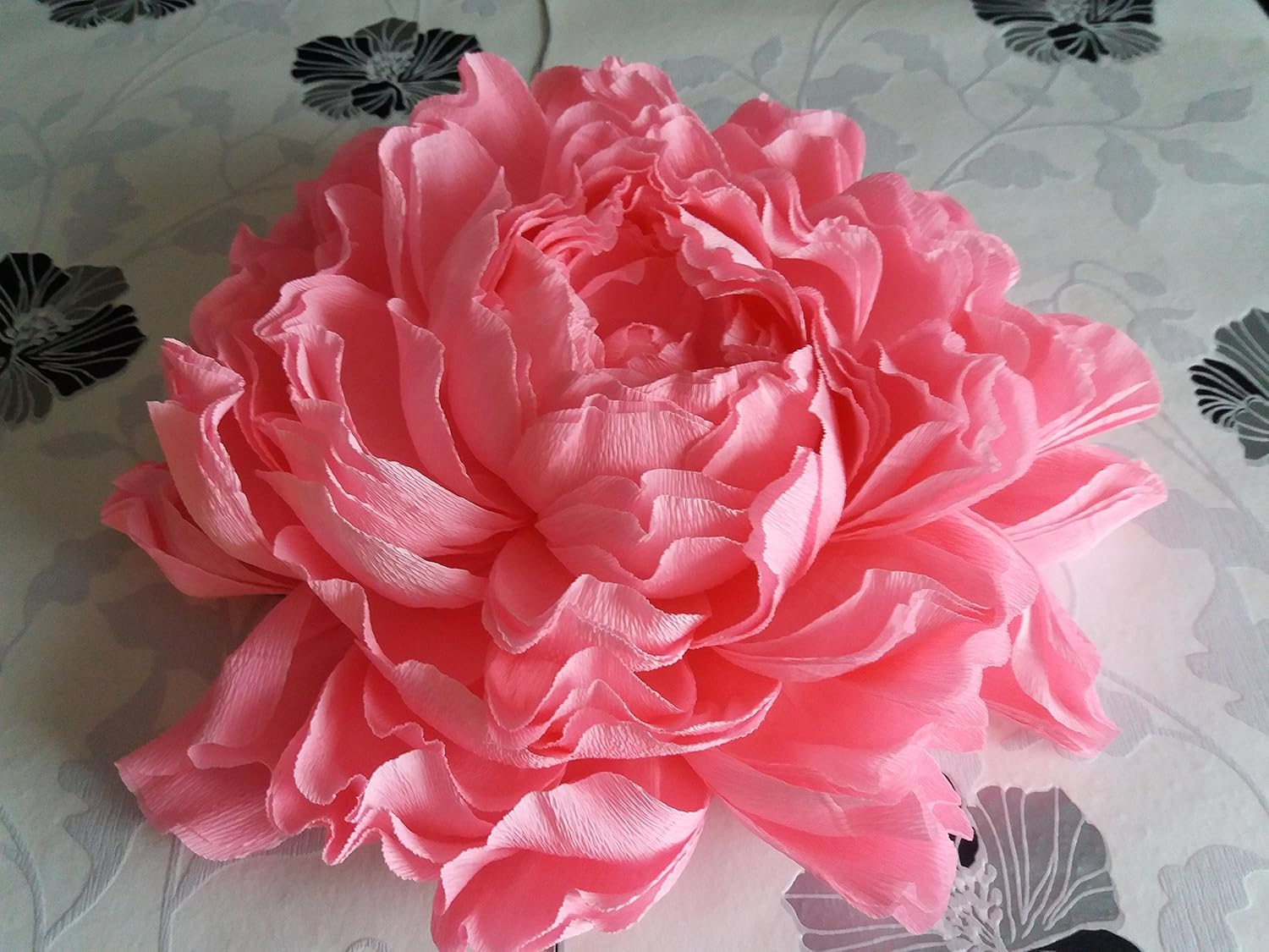 Giant Crepe Paper Peony Large Crepe Paper Flowers Wedding Decoration Home Decor Wall Decor Large 