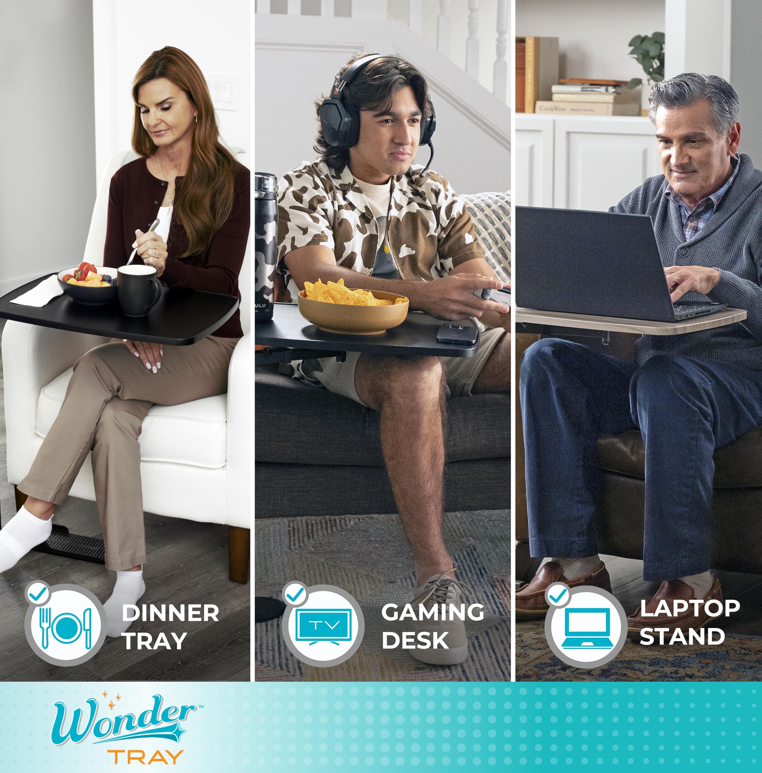 Mua Stander Wonder Tray, Adjustable Swivel Table, Large Laptop Stand ...