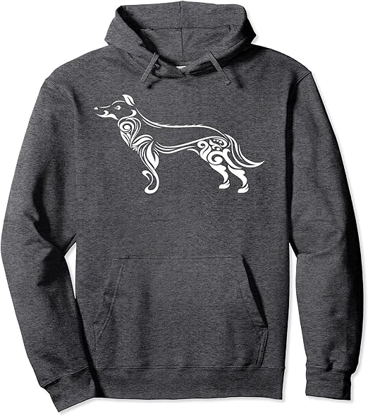 Amazon.com: German Shepherd Dog Hoodie - Artistic Dog Design: Clothing