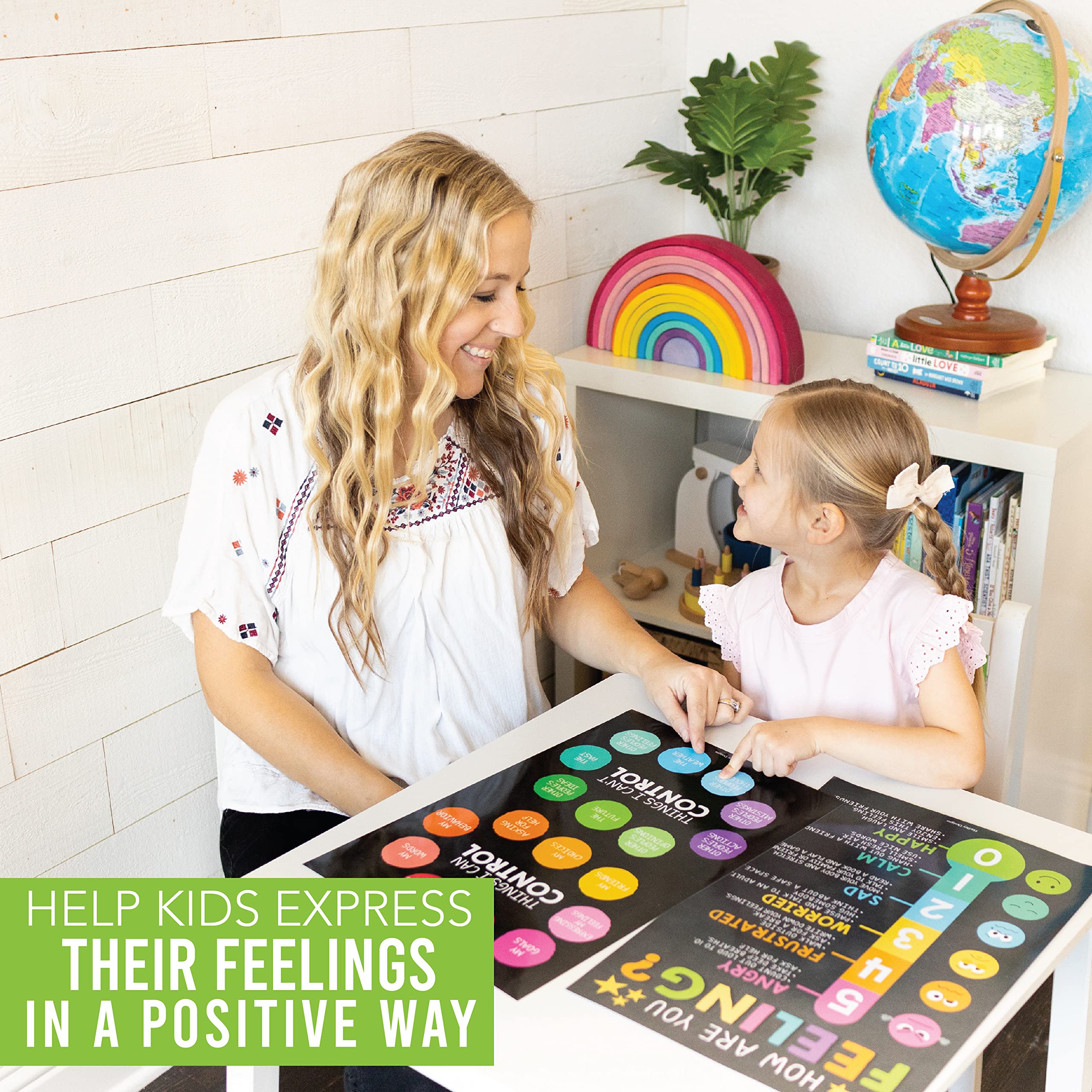 Mua 4 Chalkboard Feelings Chart For Kids Emotions Chart For Kids ...