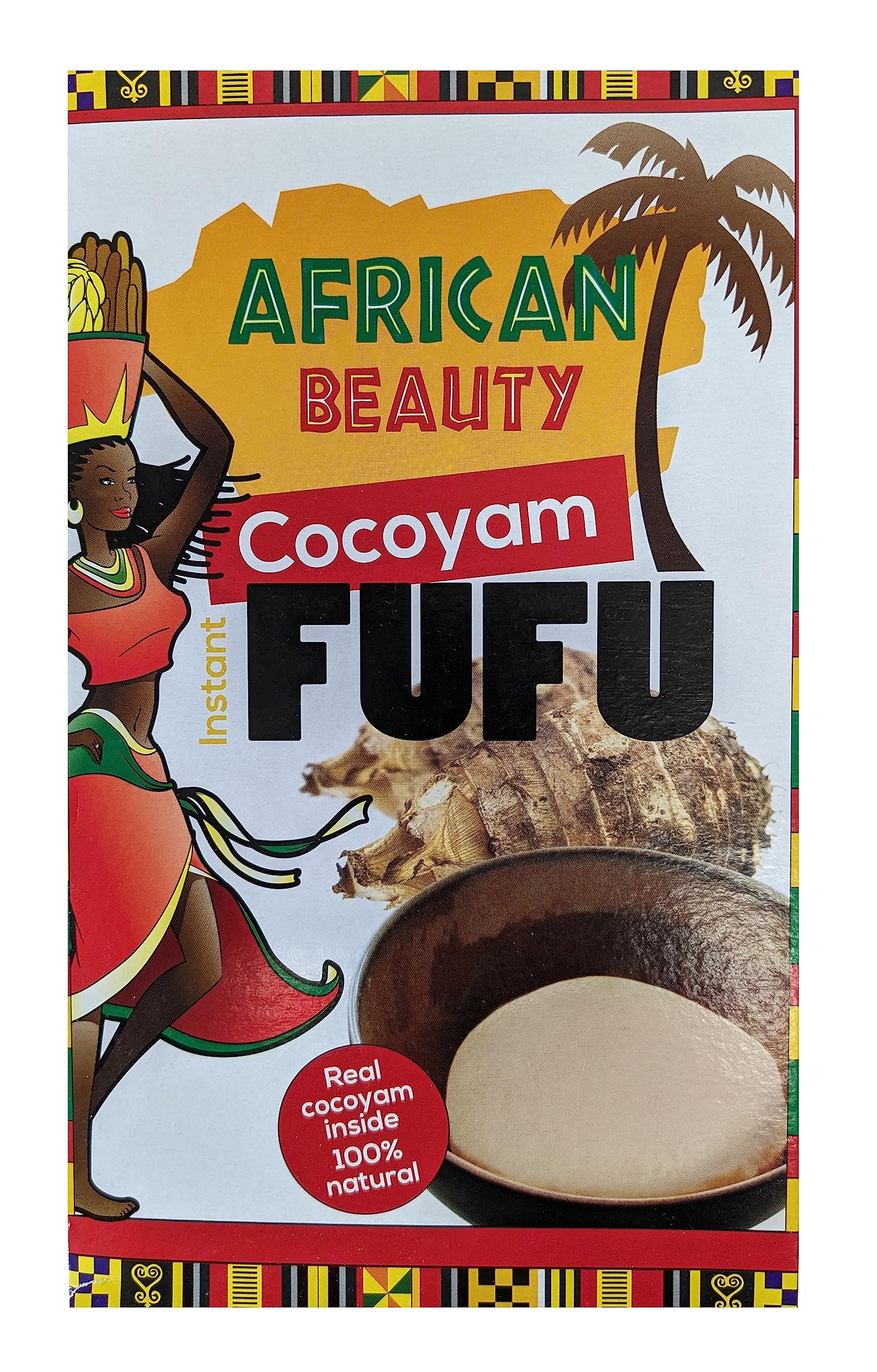 Cocoyam Fufu Flour African Mix 24oz - Authentic, Premium Quality Fufu ...