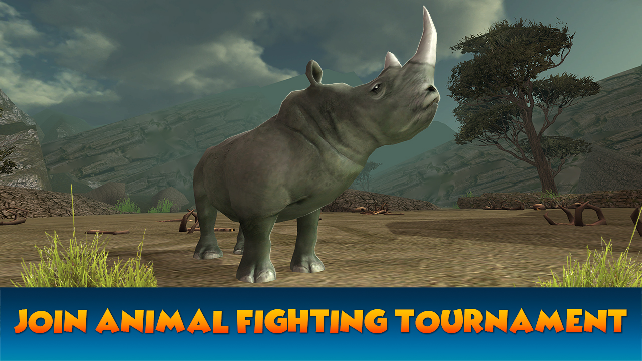 Amazon.com: Animal Fighting War: Crazy Rhino Rampage Game | Battle Duel ...