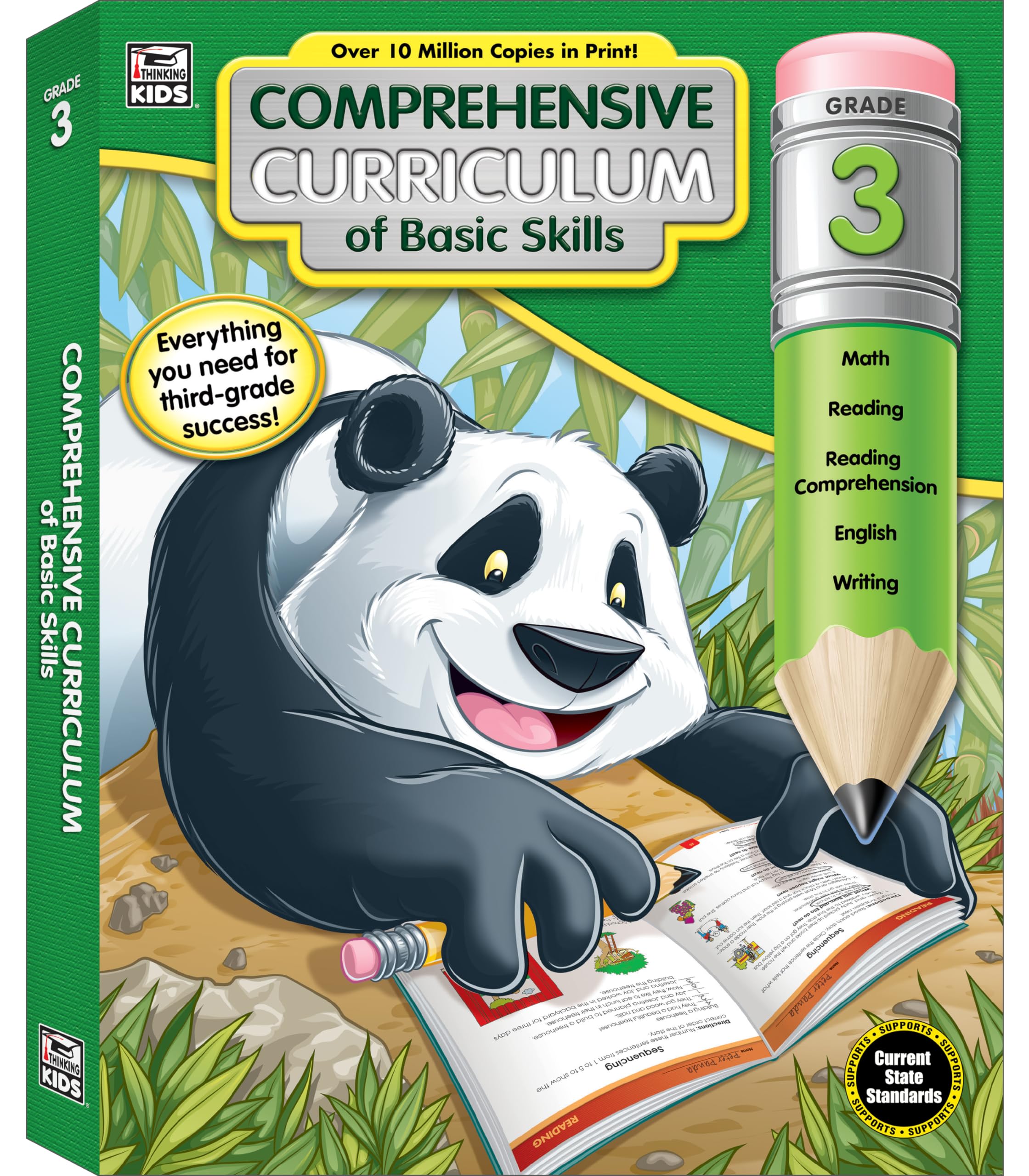 Mua Comprehensive Curriculum of Basic Skills 3rd Grade Workbooks All ...