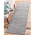 Amazon.com: Unique Loom Solid Shag Collection Area Rug (2' 6" x 13' 1 ...