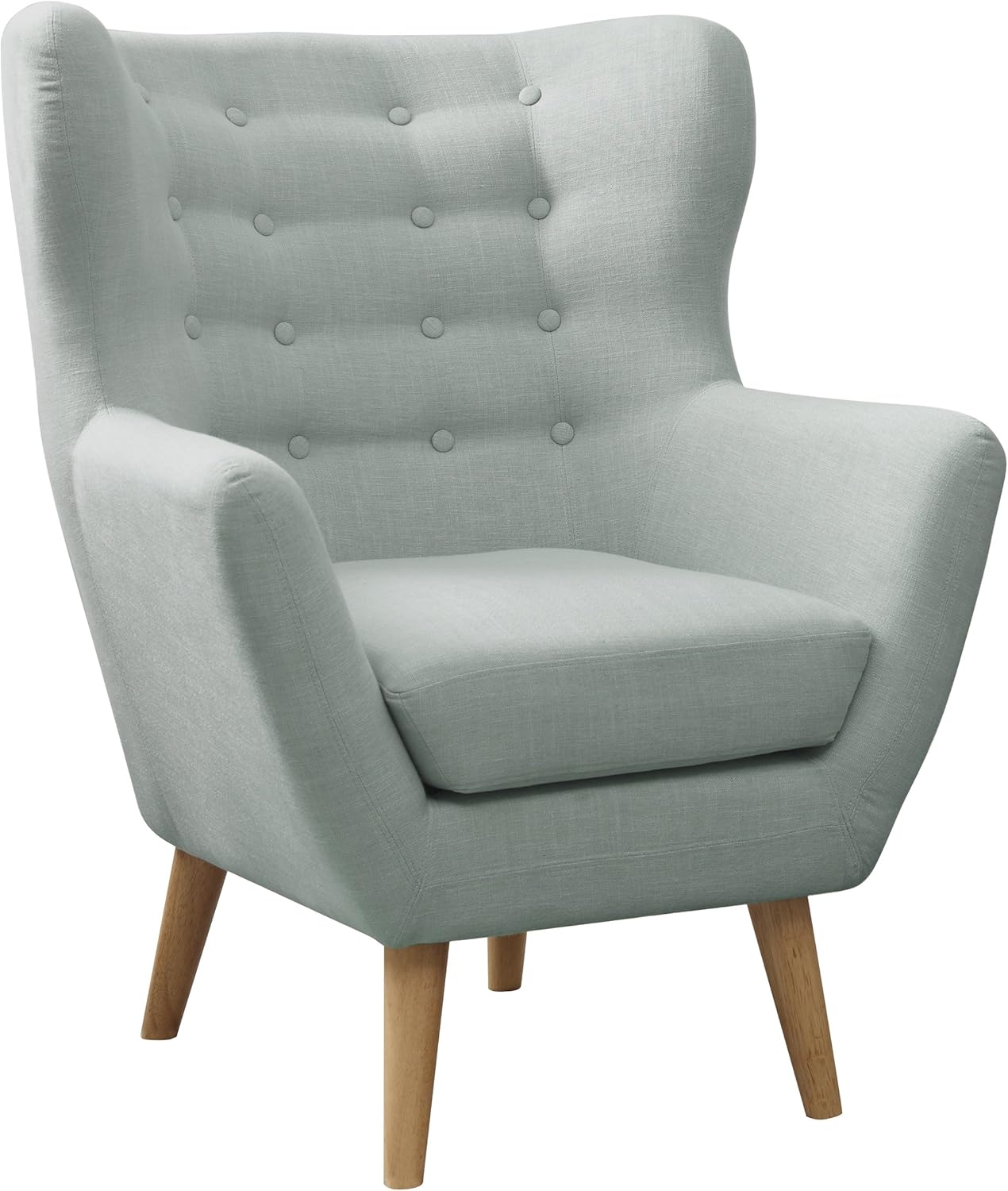 Xpress Lieferung Stanley Moderner geknöpfte Ohrensessel in Mint: Amazon ...