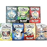 Dav Pilkey Adventures of Dog Man Series 1-6 Books Collection Set (Dog ...