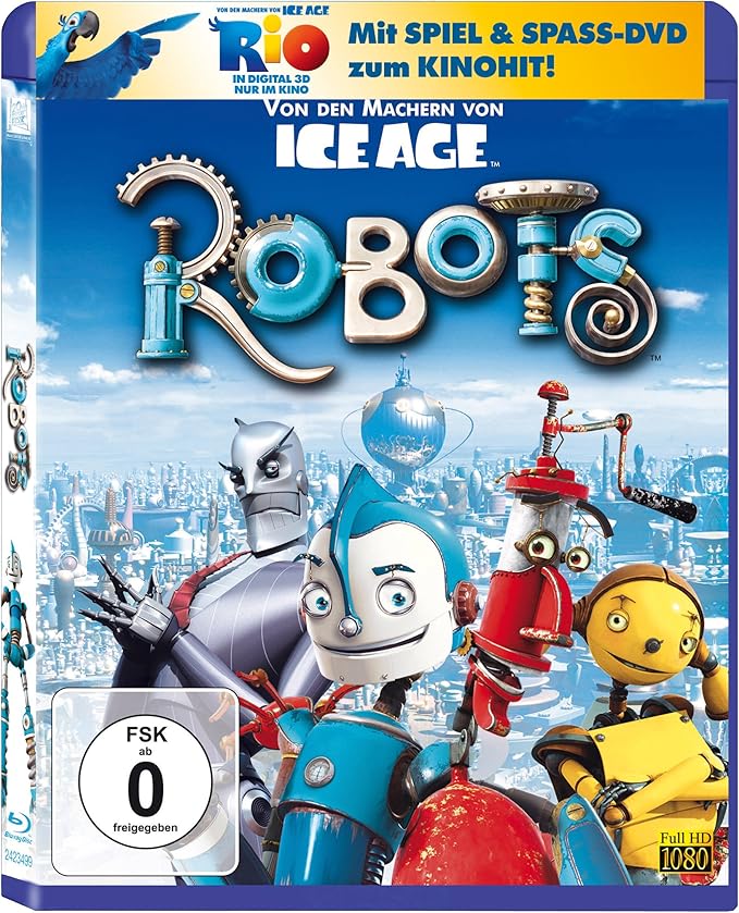 Robots (Rio-Activity Disc) [Blu-ray]: Amazon.fr: Wedge, Chris: DVD ...