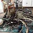 Amazon.com: Modern Abstract Collection Area Rug - 3' x 5' Washable ...