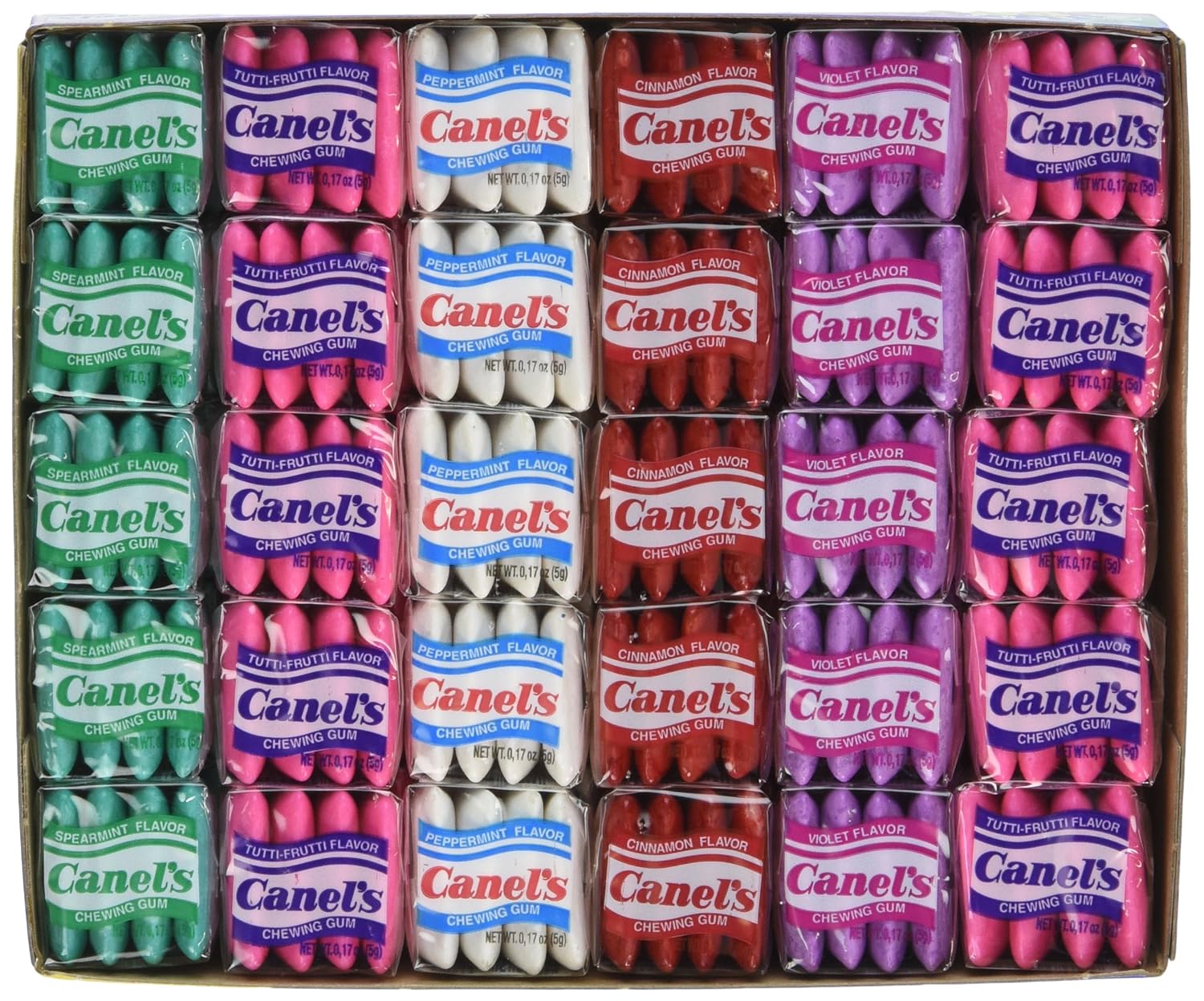 Amazon.com : Canel’s Original 4 Piece Gum Box (60 Count) : Grocery ...