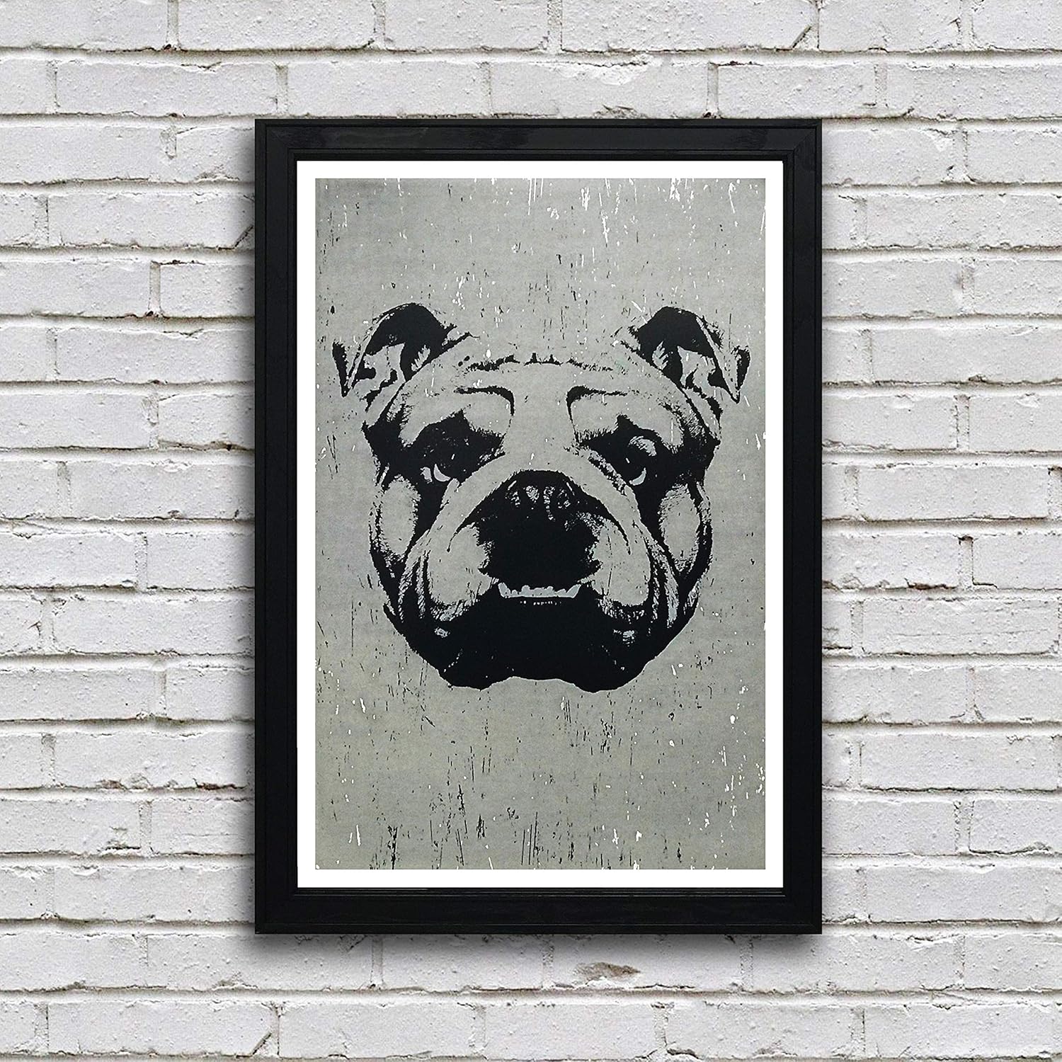 Amazon.com: English Bulldog Art Poster - 13x19": Handmade