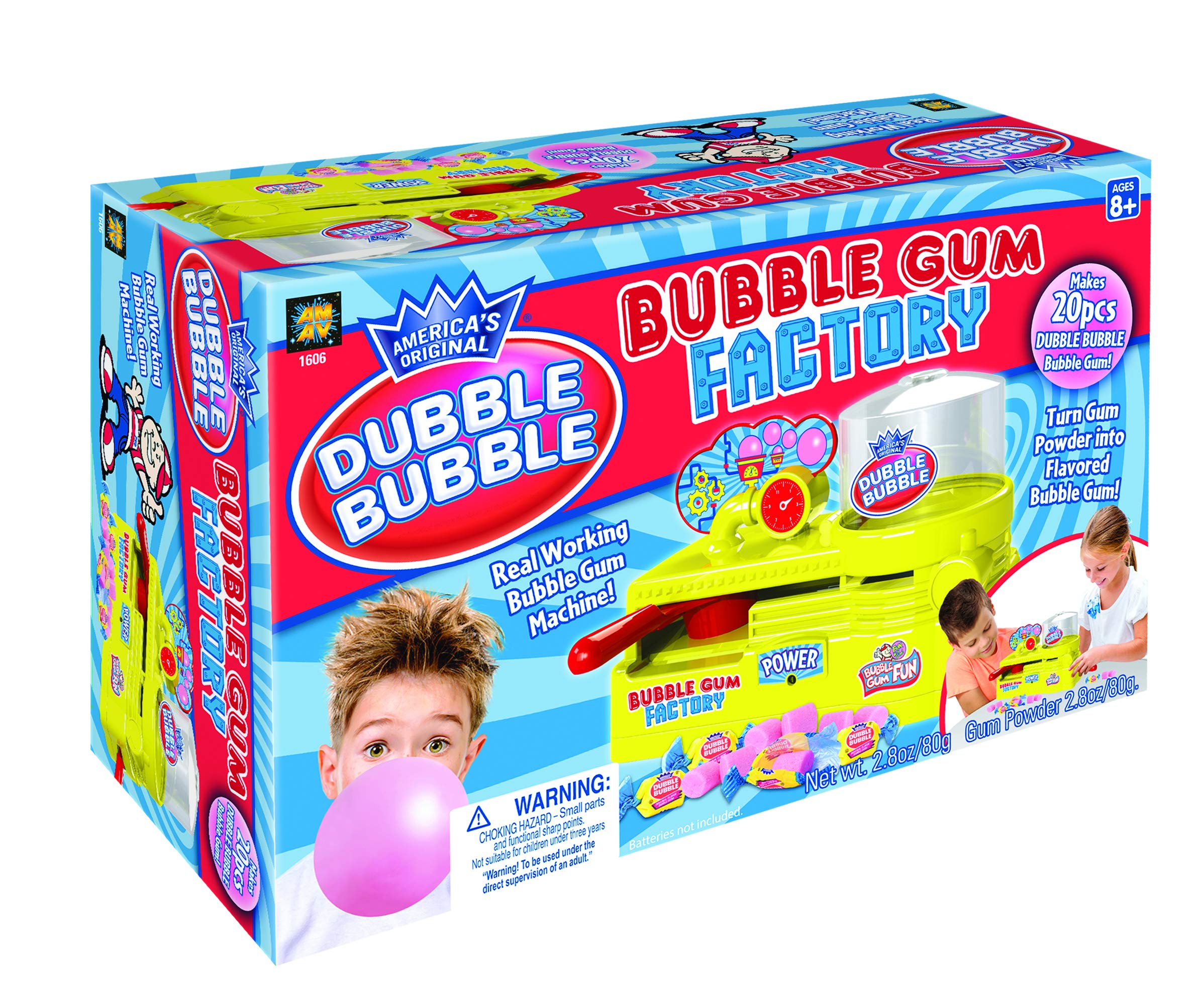 Buy AMAV Toys Dubble Bubble Gum Factory- DIY Amazing Chewing Gum Candy ...