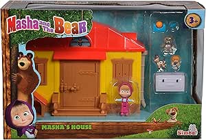 Amazon.com: Masha and The Bear Masha’s House Playset Toys for Kids ...