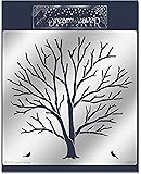 Amazon.com: Tree Stencil by StudioR12 | Country Nature Art - Medium 8.5 ...