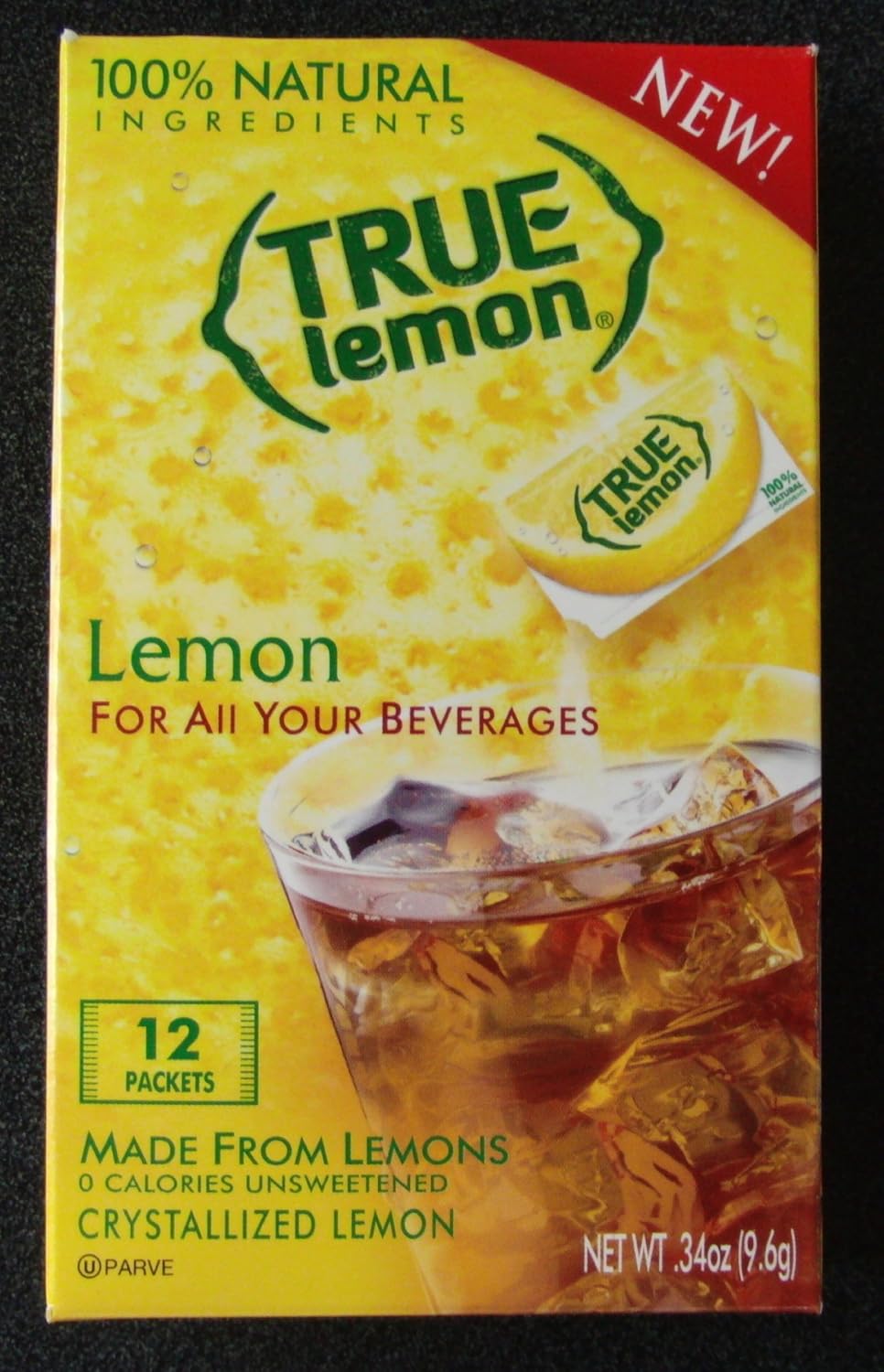 Amazon.com : True Lemon LEMON Flavor Drink Mix, 12-Packets (Pack of 6 ...