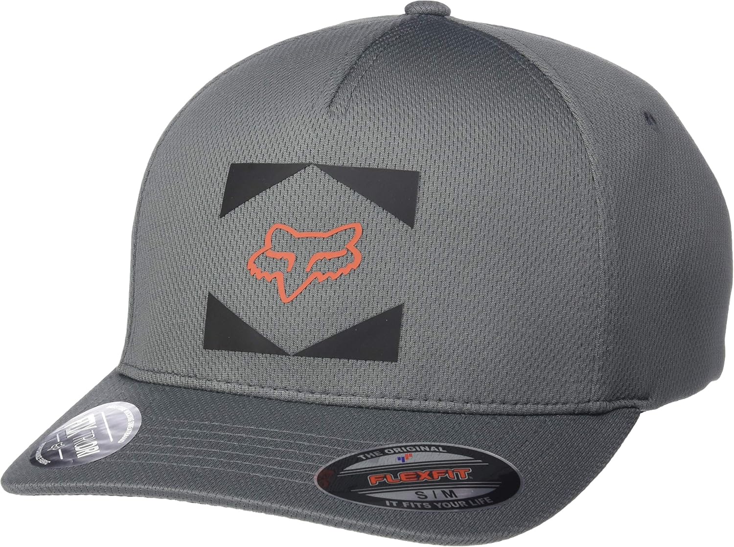 Fox Racing Men's Studio Flexfit HAT Baseball Cap, Pewter, S/M: Amazon ...