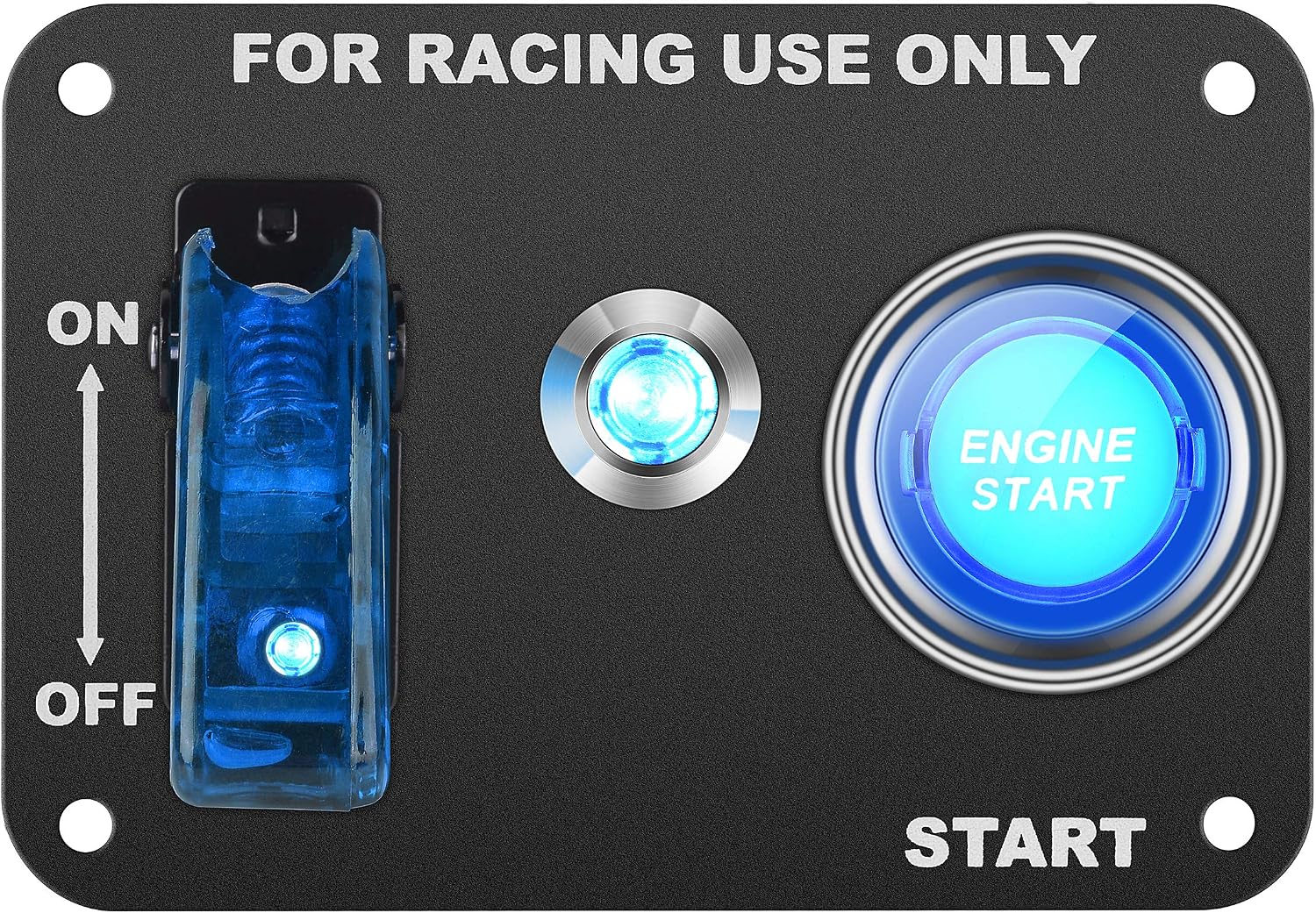Push Button Switch Panel Jtron Racing Ignition Switch Panel - Carbon ...