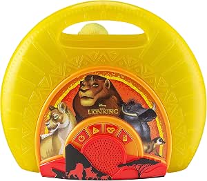 Amazon.com: Lion King Sing Along Boombox with Microphone Built in Music ...