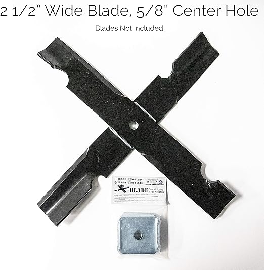 Amazon.com : Ballard Inc X-Blade Dual Mulching Blade Adapters (3 Pack ...