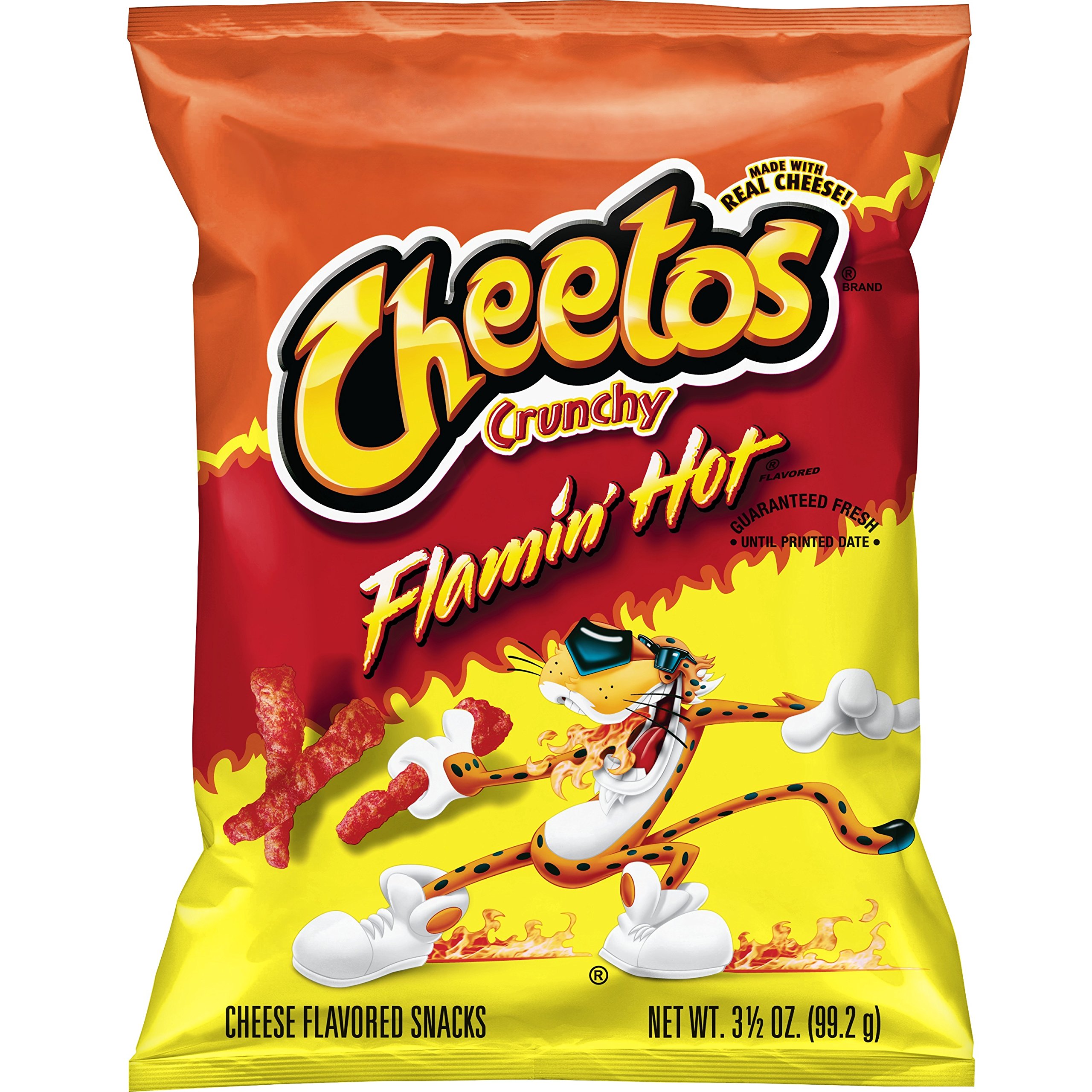 Amazon.com: Cheetos Crunchy Flamin' Hot Limón Cheese Flavored Snacks, 3 ...