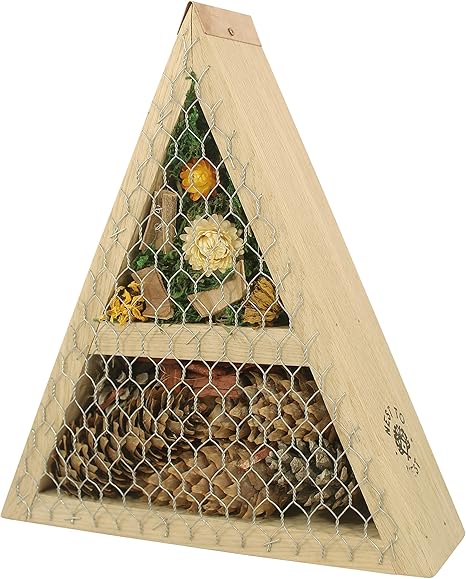 NEST TO NEST Triangle Insect Hotel | Bug Hotel | Insect House | Bug ...
