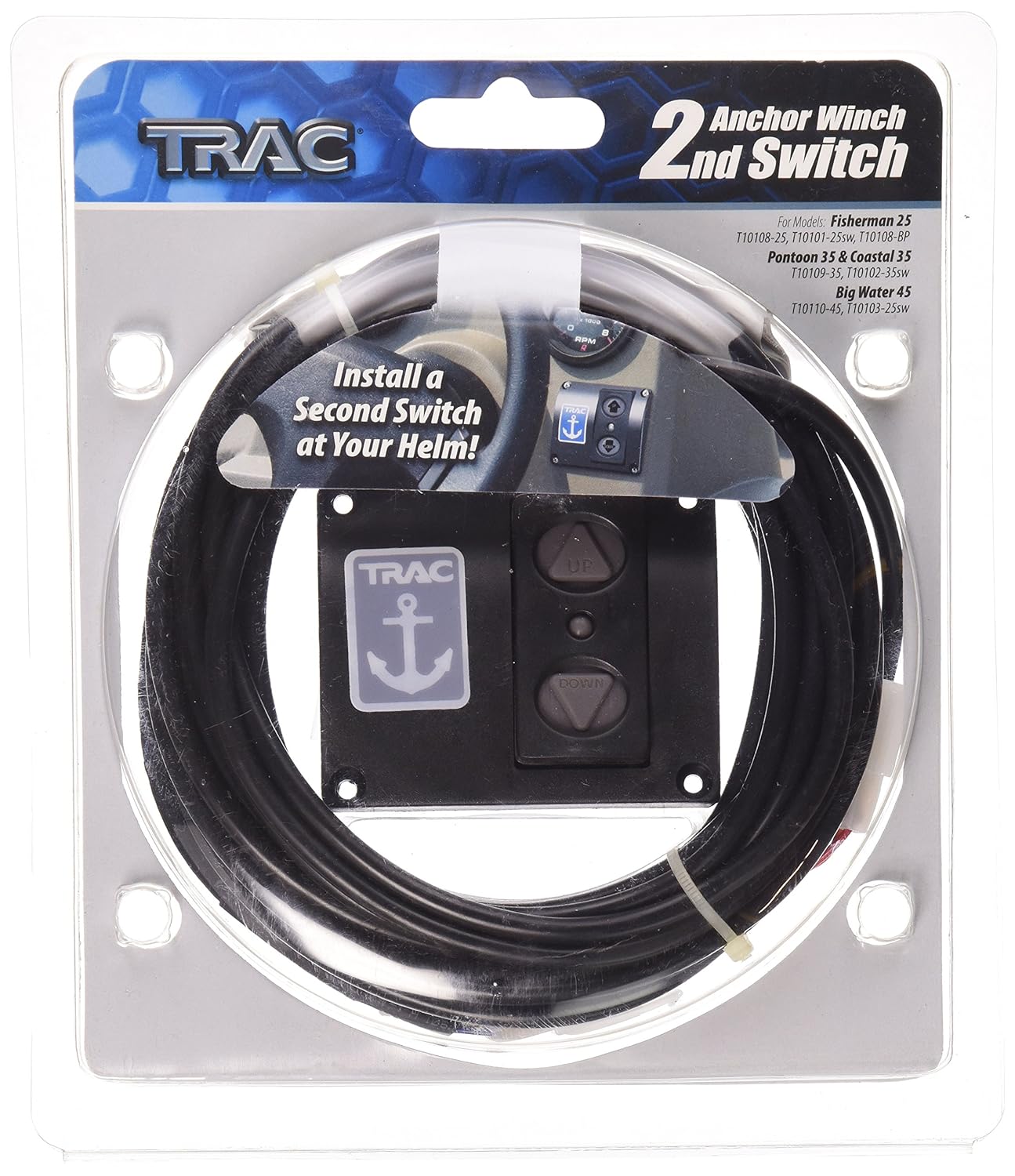 Boat Parts Trac Outdoors Anchor Winch Switch Kit T10115 Parts & Accessories