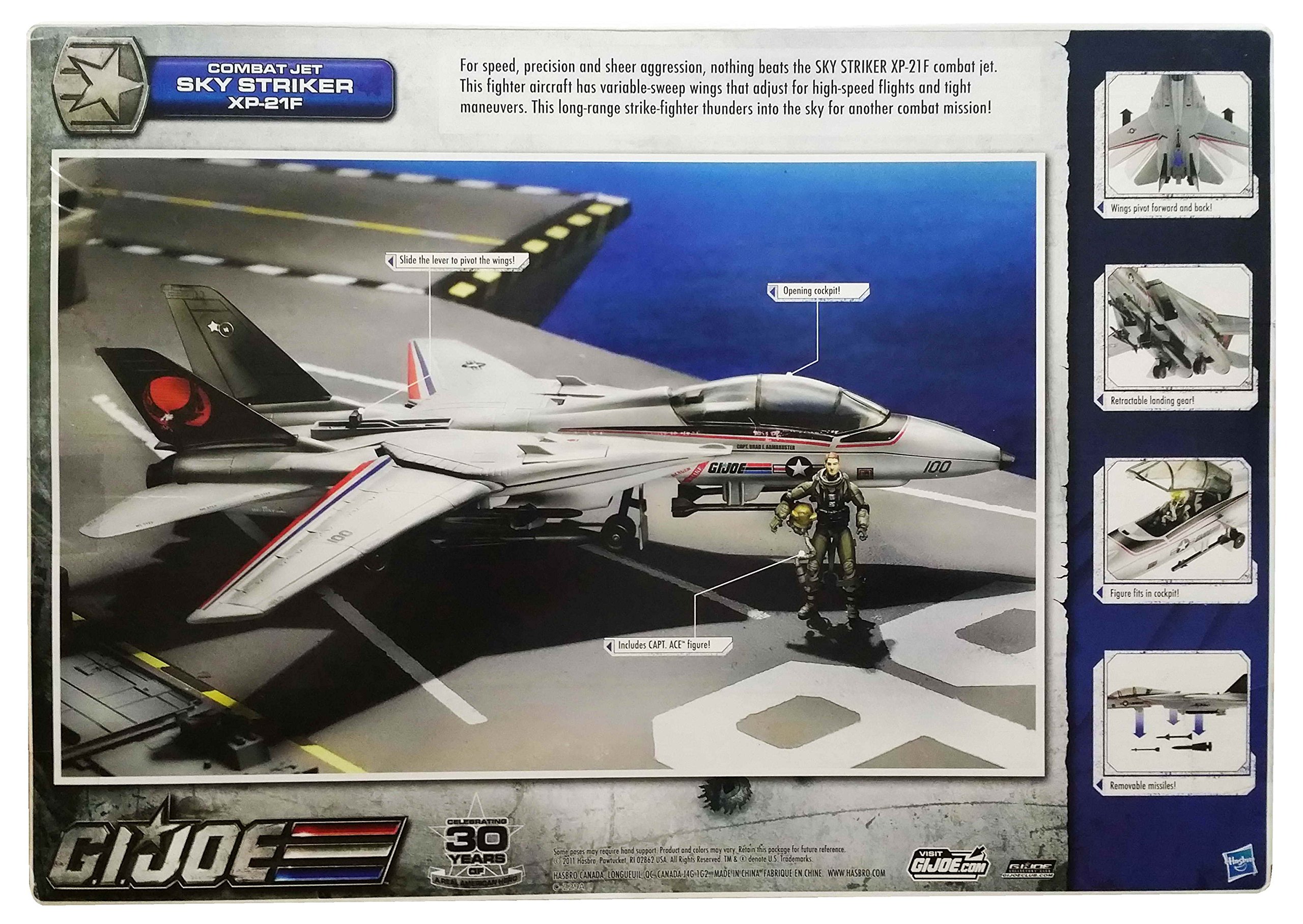 Mua Hasbro G.I. Joe 30th Anniversary Combat Jet Sky Striker XP-21F with ...