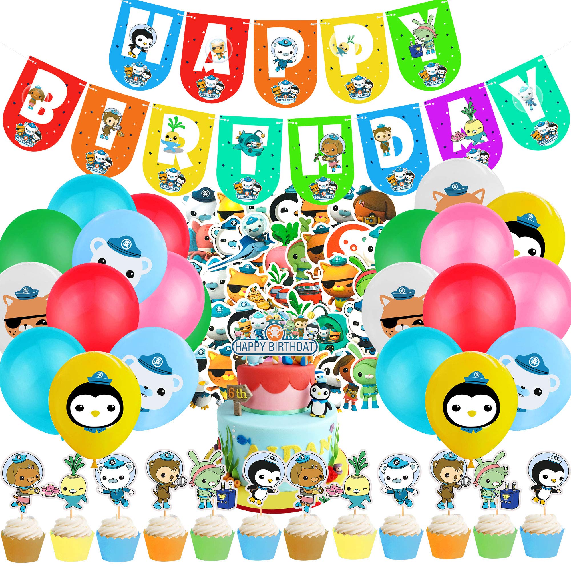 Buy The Octonauts Birthday Party Supplies 75 Piece Of Octonauts Theme Buy The Octonauts Birthday Party Supplies 75 Piece Of Octonauts Theme