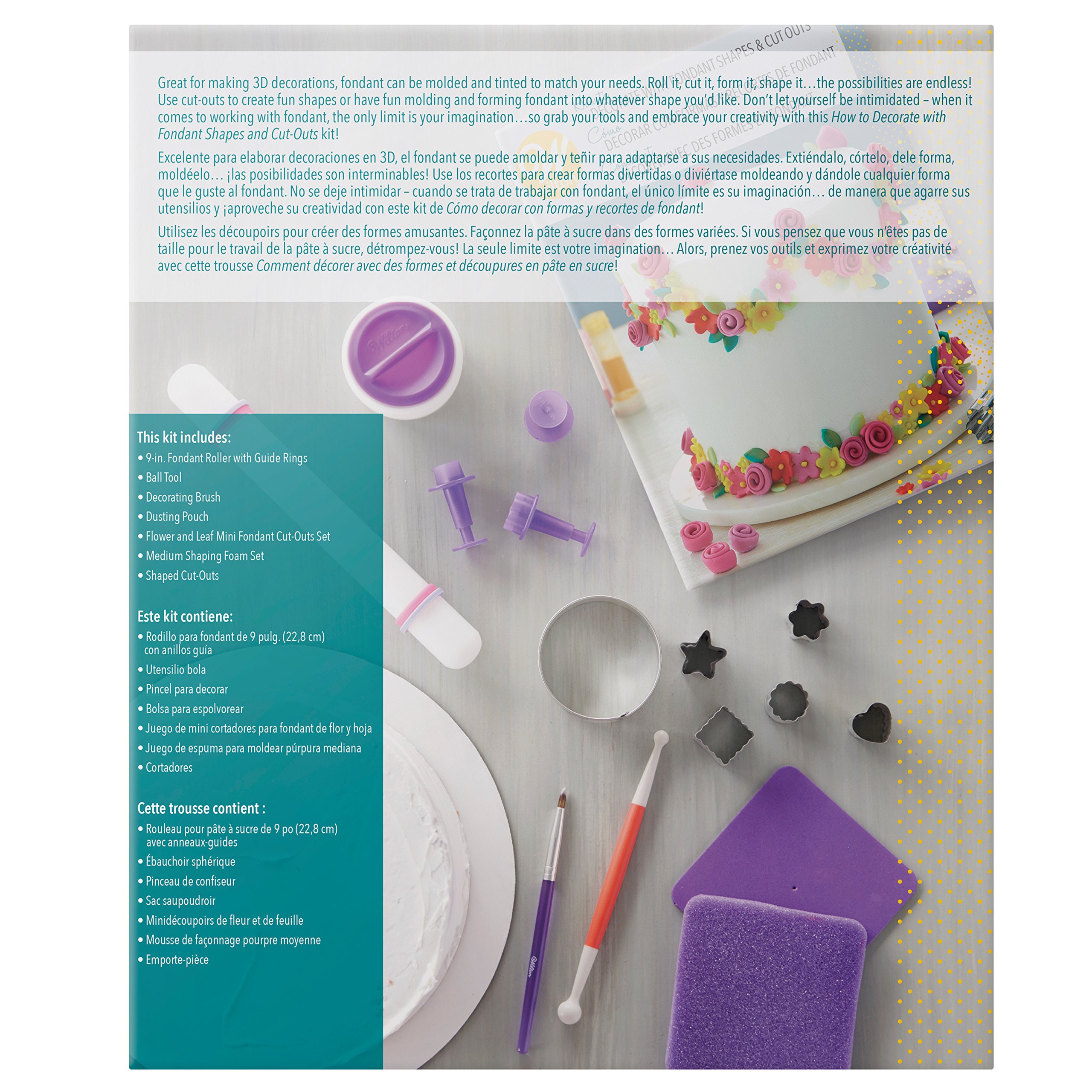 Mua Wilton How to Decorate with Fondant Shapes and Cut-Outs Kit - 14 ...